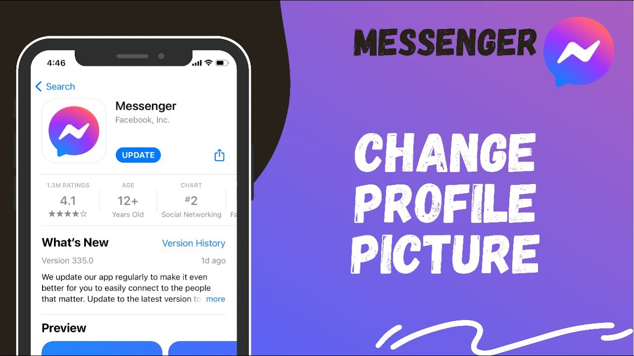 How to Change Profile Picture on Messenger Mobile 2021 - YouTube