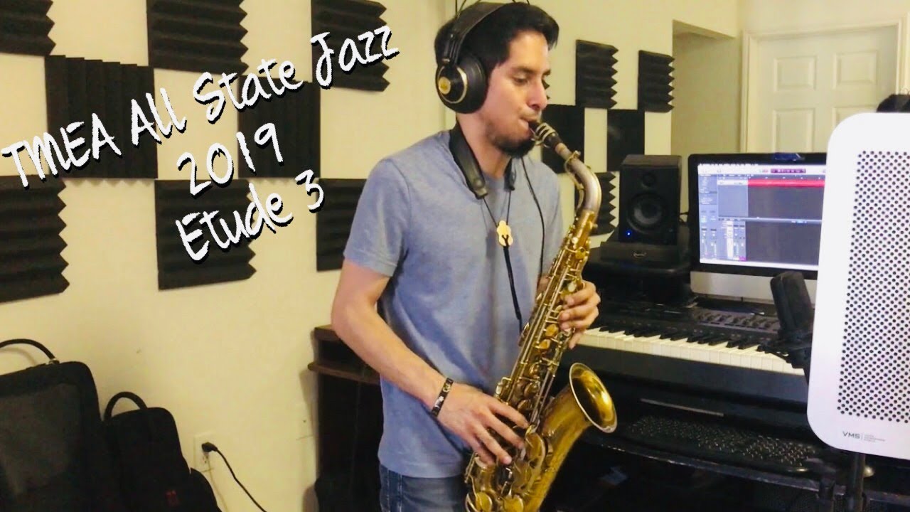 2019-2020 TMEA All State Jazz Saxophone Etude 3 - YouTube