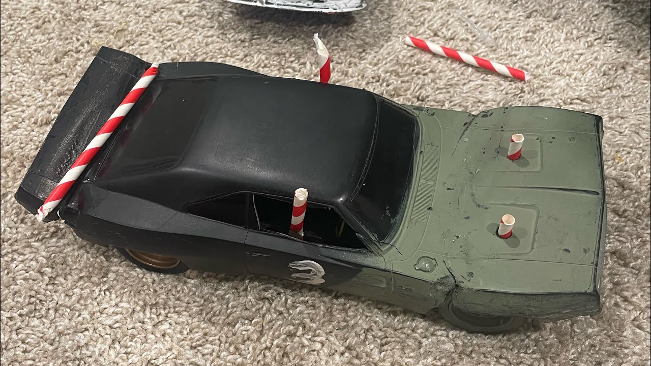 How to put derby headers in a derby rc car - YouTube