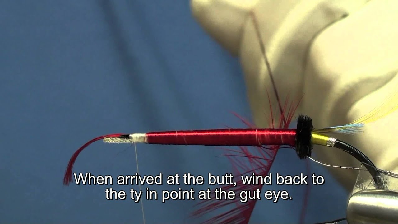 Tying the floss body - YouTube