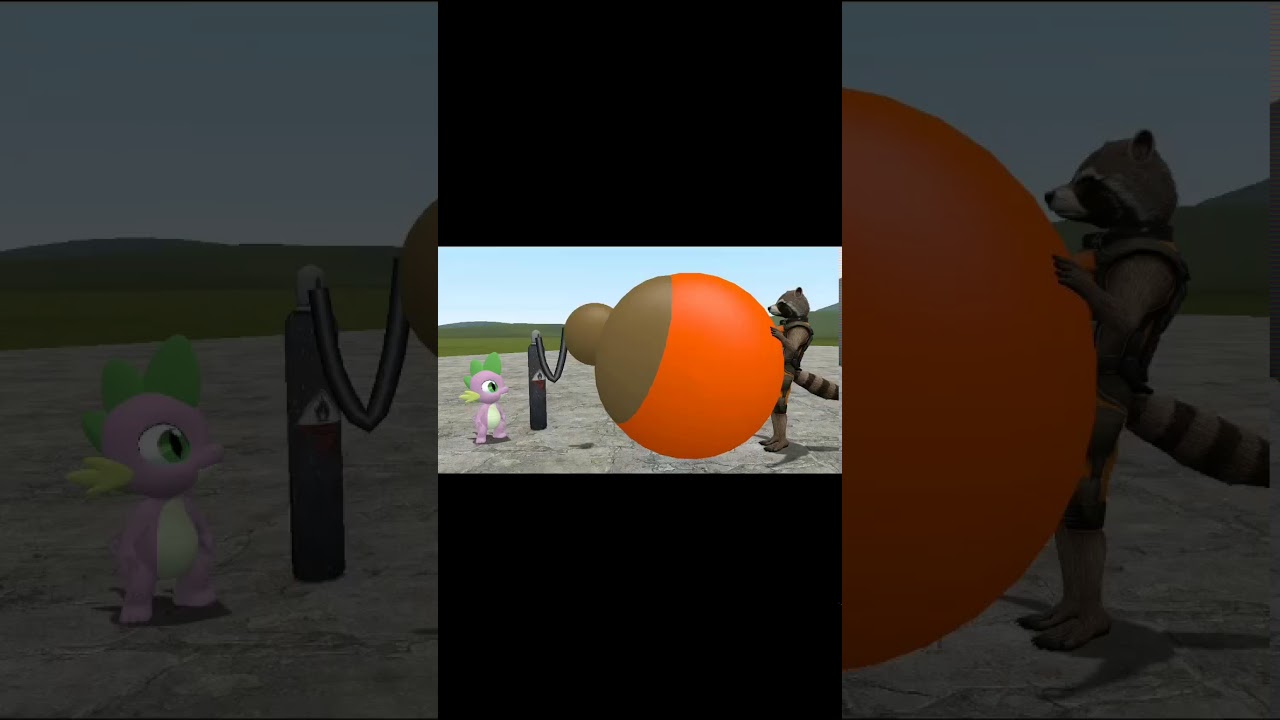 Spike Inflates Rocket Raccoons Belly Youtube