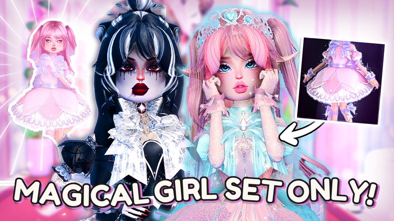 Only Wearing the *MAGICAL GIRL SET* for Every Theme in Dress To Impress ...