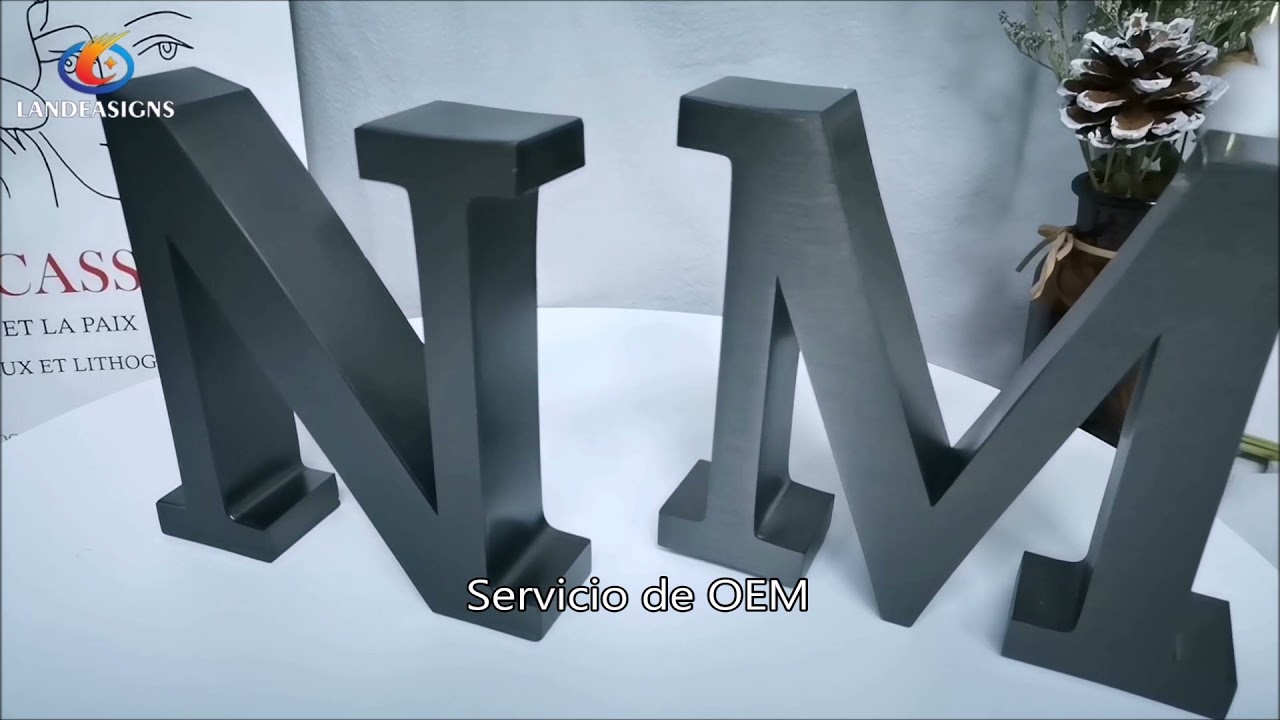Letras y logotipos de acrílico 3D cortados con láser planos para ...