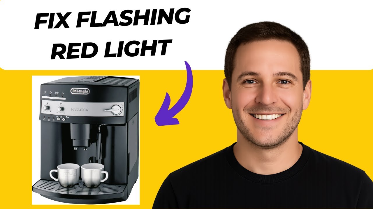 How to Fix Flashing Red Light on DeLonghi Magnifica – Easy Guide 2025 - YouTube