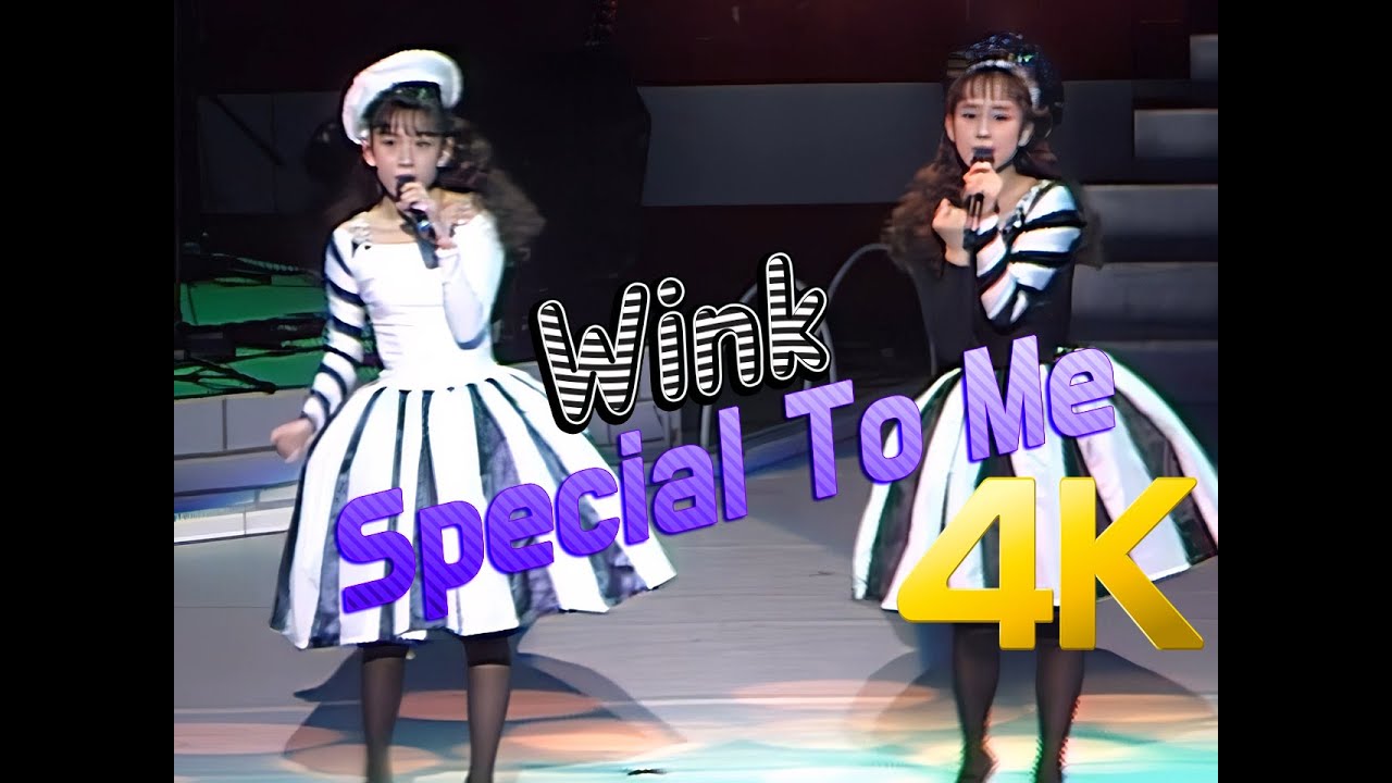[4K 60FPS] Wink - Special To Me 1989 Wink First Live 4K AI Upscaling ...