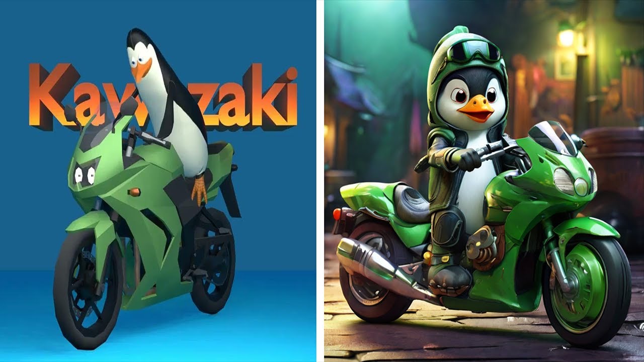 Los Pingüinos ORIGINAL vs - penguin 🔥 Fake - YouTube