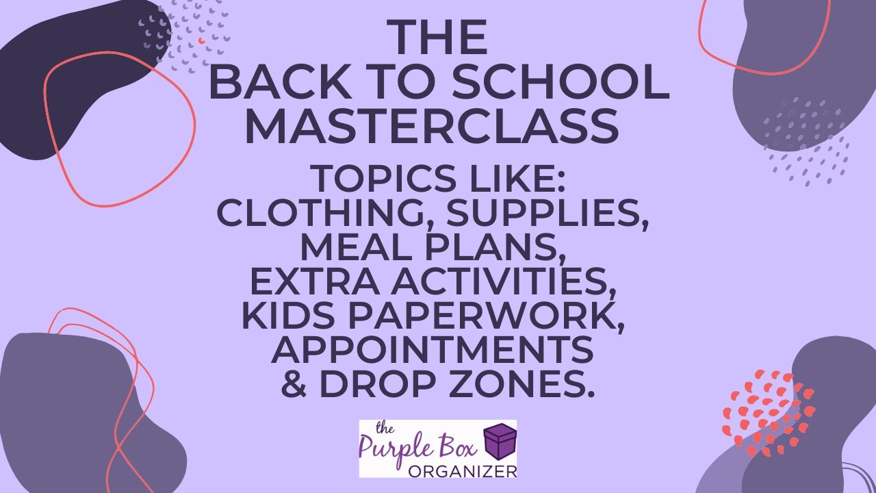 Back to School Training - YouTube