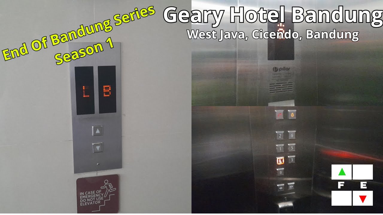 Pillar Generic Elevator At Geary Hotel Bandung (West Java, Cicendo, Bandung) - YouTube