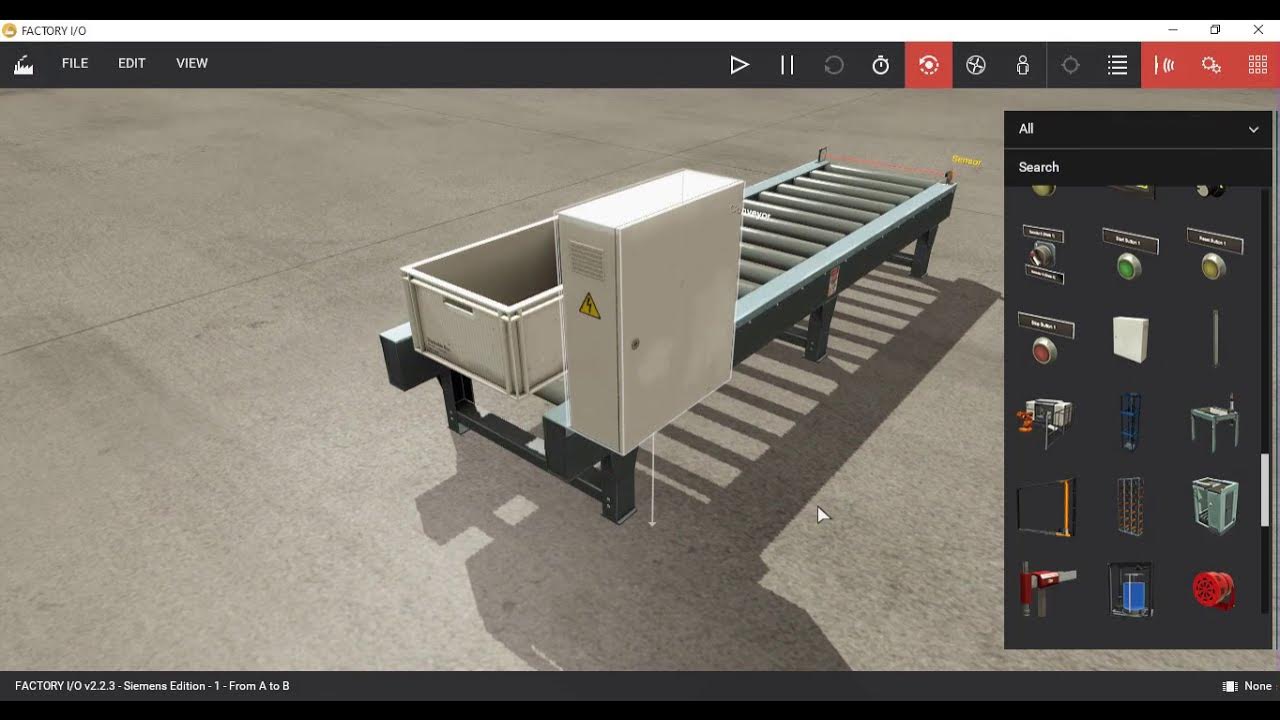Programacion de Factory IO con PLC Simulado en WINSPS S7 - YouTube