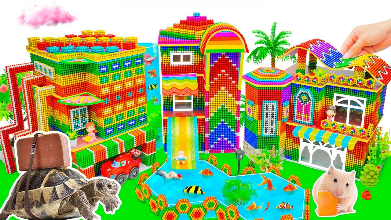 DIY - Build Water Park Have Tallest Swimming Pool, Swimming Pool ...