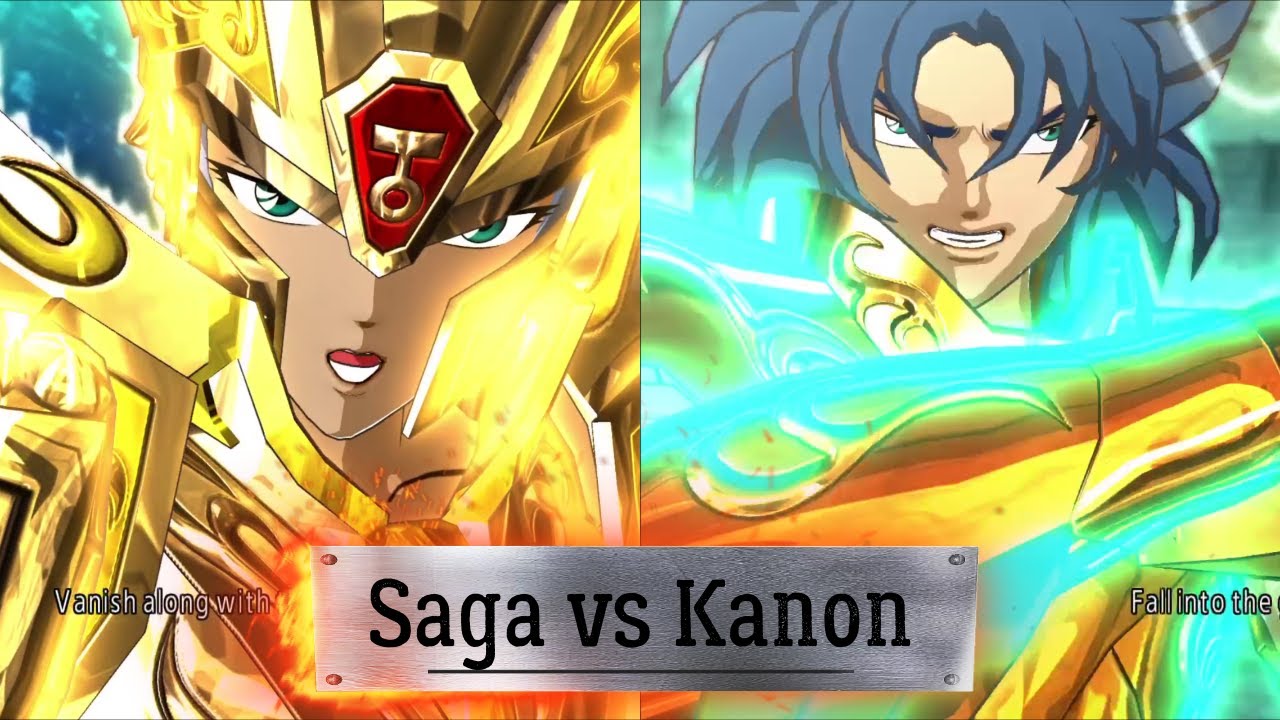 Saint Seiya: Soldiers Soul - Saga (God Cloth) vs Kanon (Marina) (5 ...