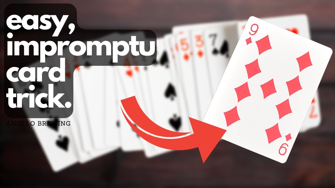 Best Impromptu Card Trick - Easy Card Tricks #cardtrickmagic #cardtrick #easymagictricks - YouTube