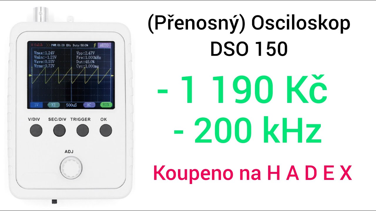 (Přenosný) Osciloskop DSO 150 - YouTube