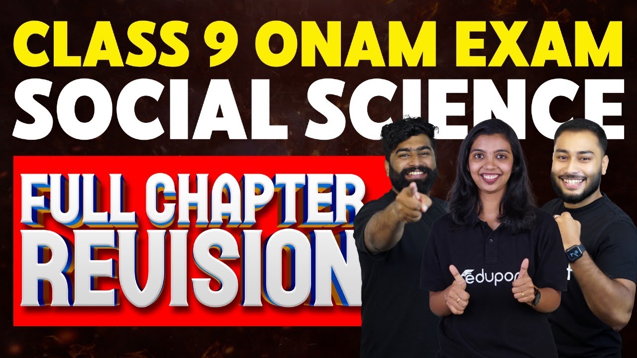 Class 9 Onam Exam | Ultimate Study Plan + Social Science Full Revision | Eduport - YouTube