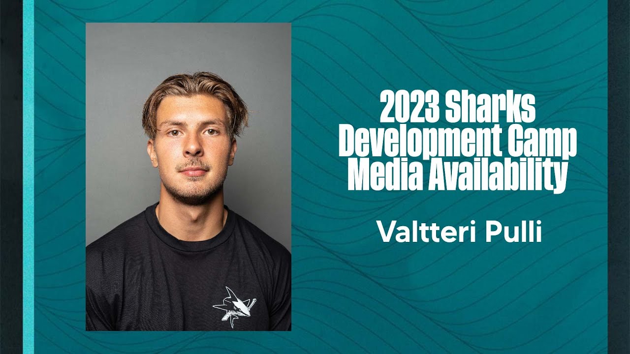 Valtteri Pulli Speaks with Media at 2023 Sharks Development Camp - YouTube