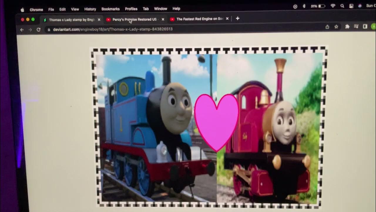 Percy And Rosie Reacts To Thomas X Lady - YouTube