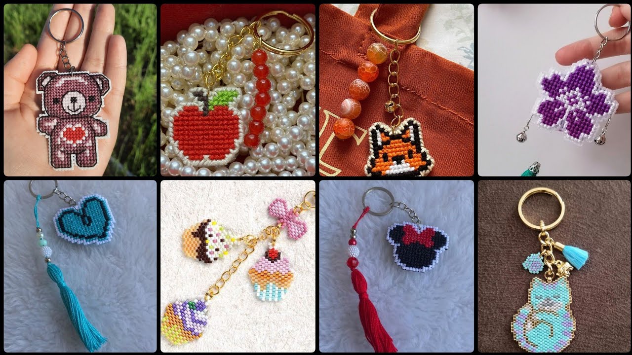 Outstanding & Beautiful Cross Stitch Keychain Designs Collections #2025 ...