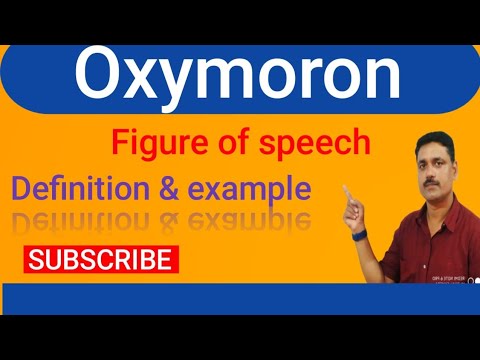#Oxymoron: Figure of speech - YouTube