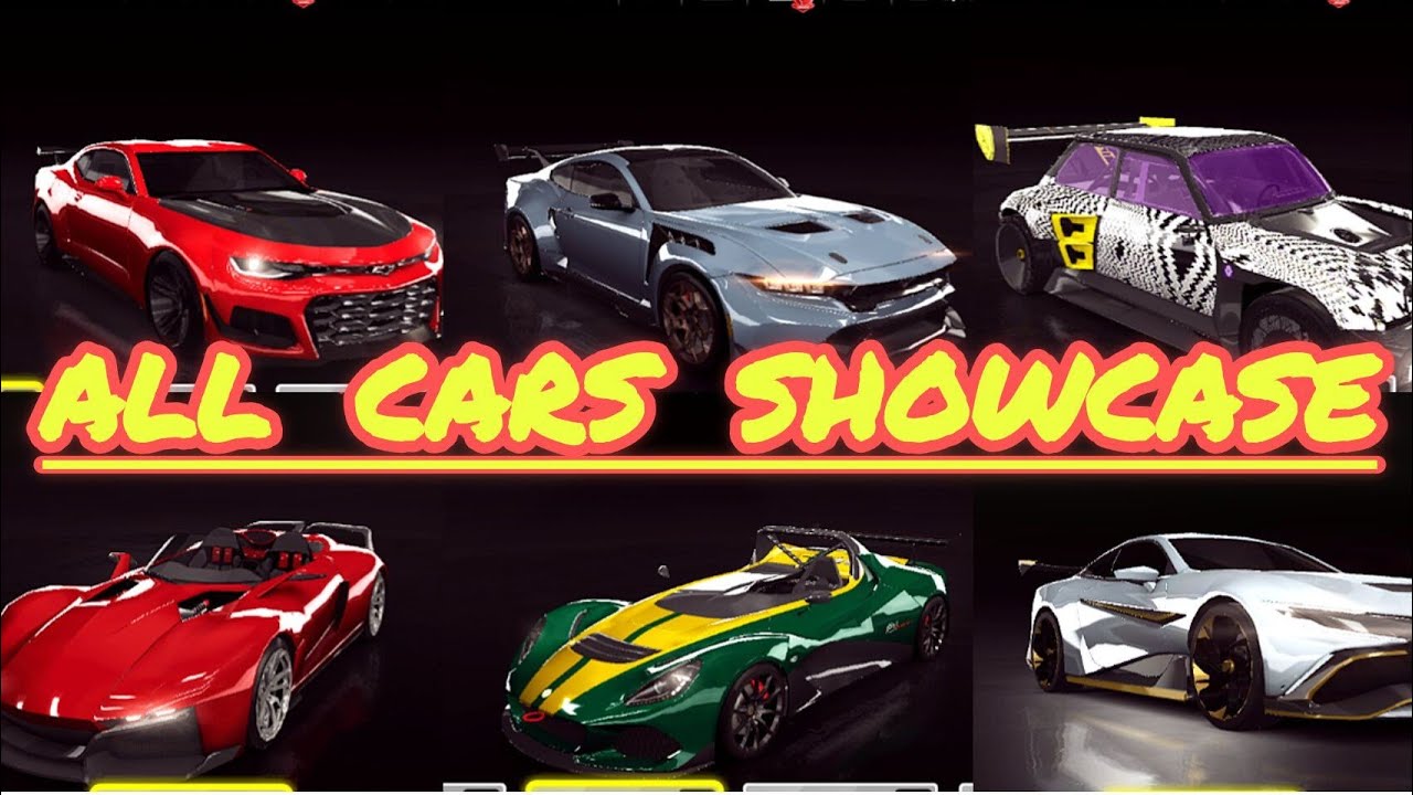 ALL CARS IN RACE MAX PRO SHOWCASE - YouTube