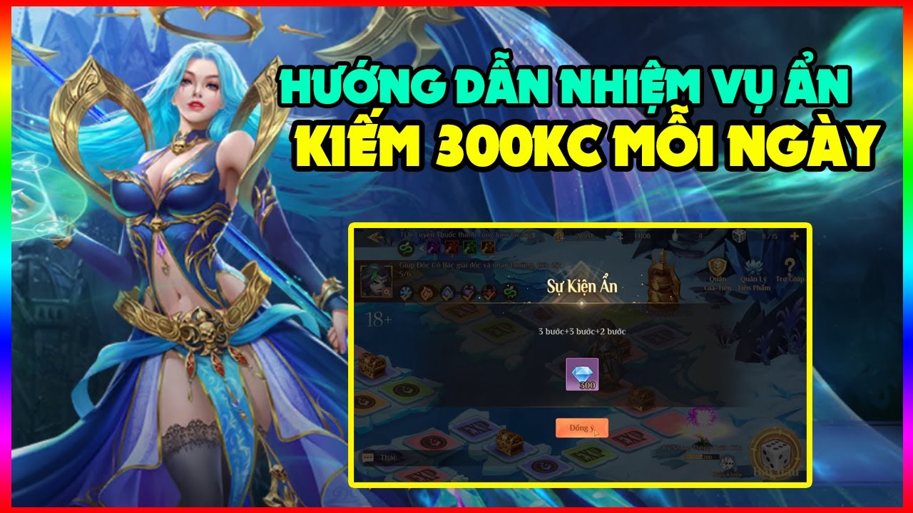 Võ Hồn Đại Lục VNG: Cách Nhận Thêm 300KC Mỗi Ngày Từ Nhiệm Vụ Ẩn - YouTube