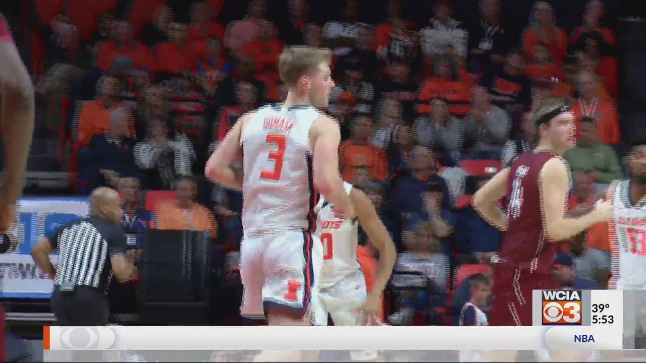 Illinois leads wire-to-wire in win over Colgate - YouTube