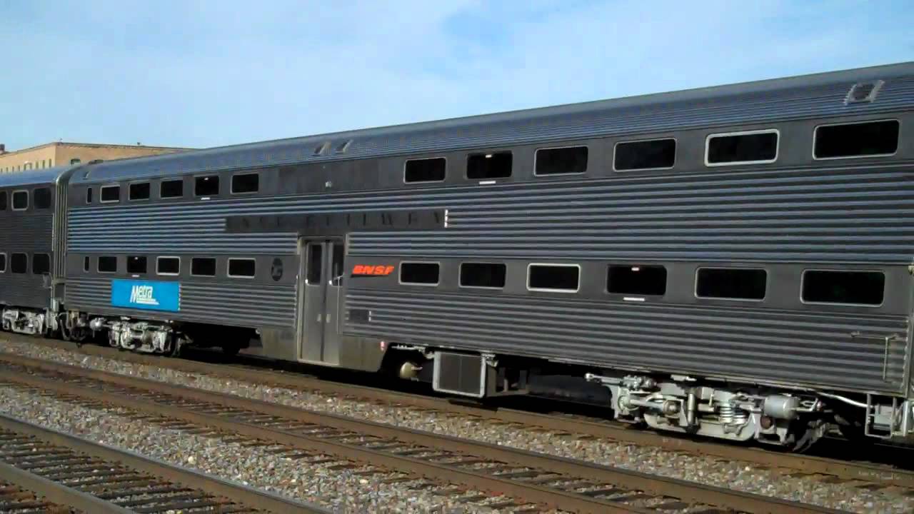 Metra with Cool Engineer naperville November 12 2011 - YouTube