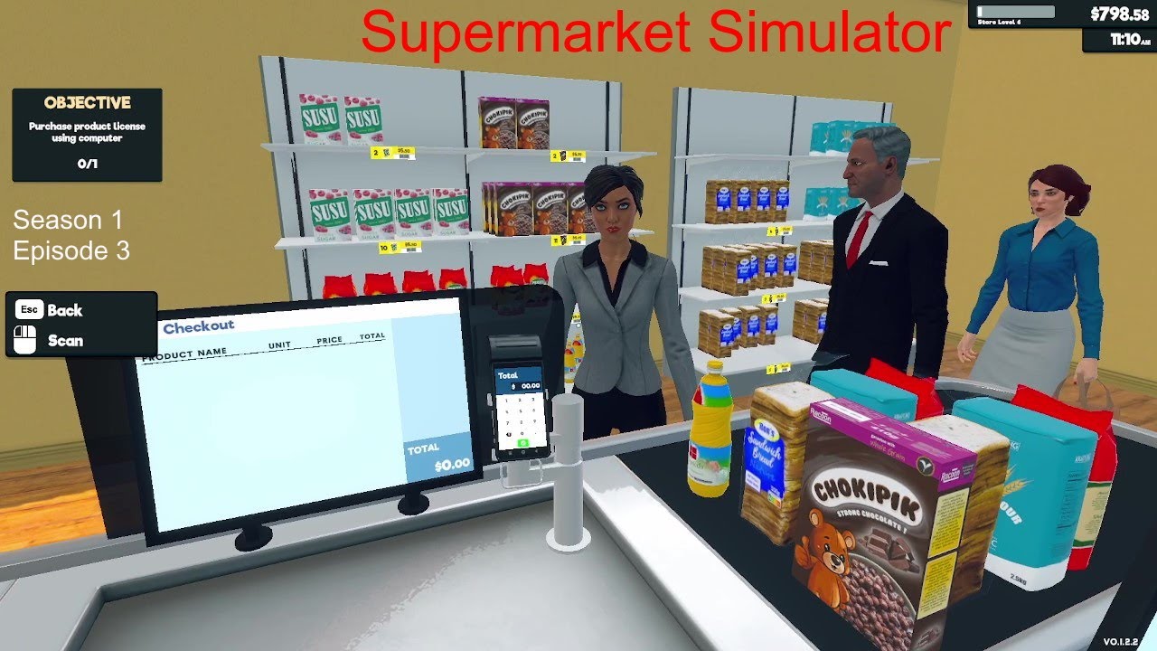 Supermarket Simulator | Gave To Much Change Back To Customer | See If ...