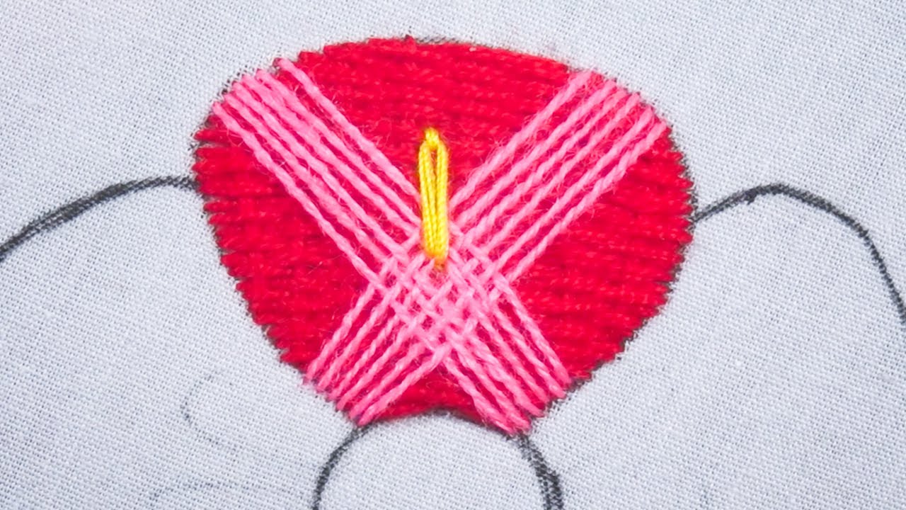 New Hand Embroidery beautiful floral design combo of modern and ...