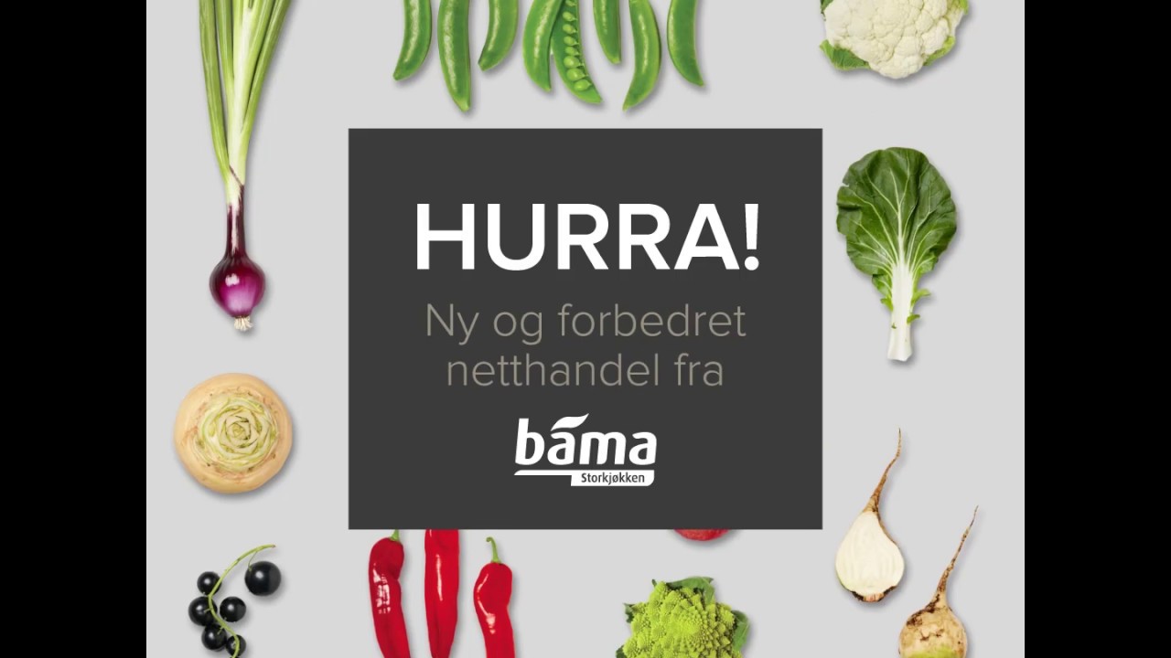 Ny netthandel for BAMA Storkjøkken! - YouTube