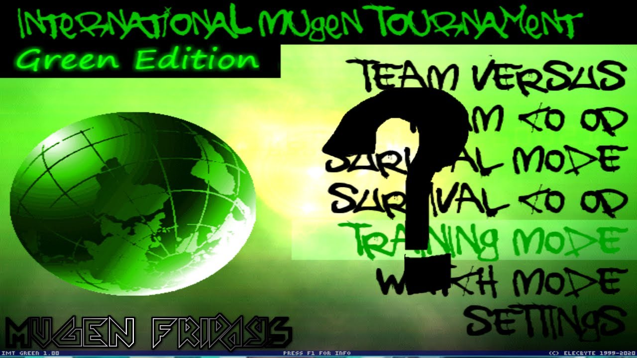 Mugen Friday - Screenpack Hunt Down Ep1: a Green IMT? - YouTube