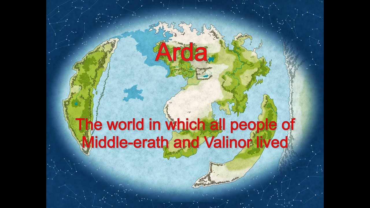 Arda, the land of Middle Earth - YouTube