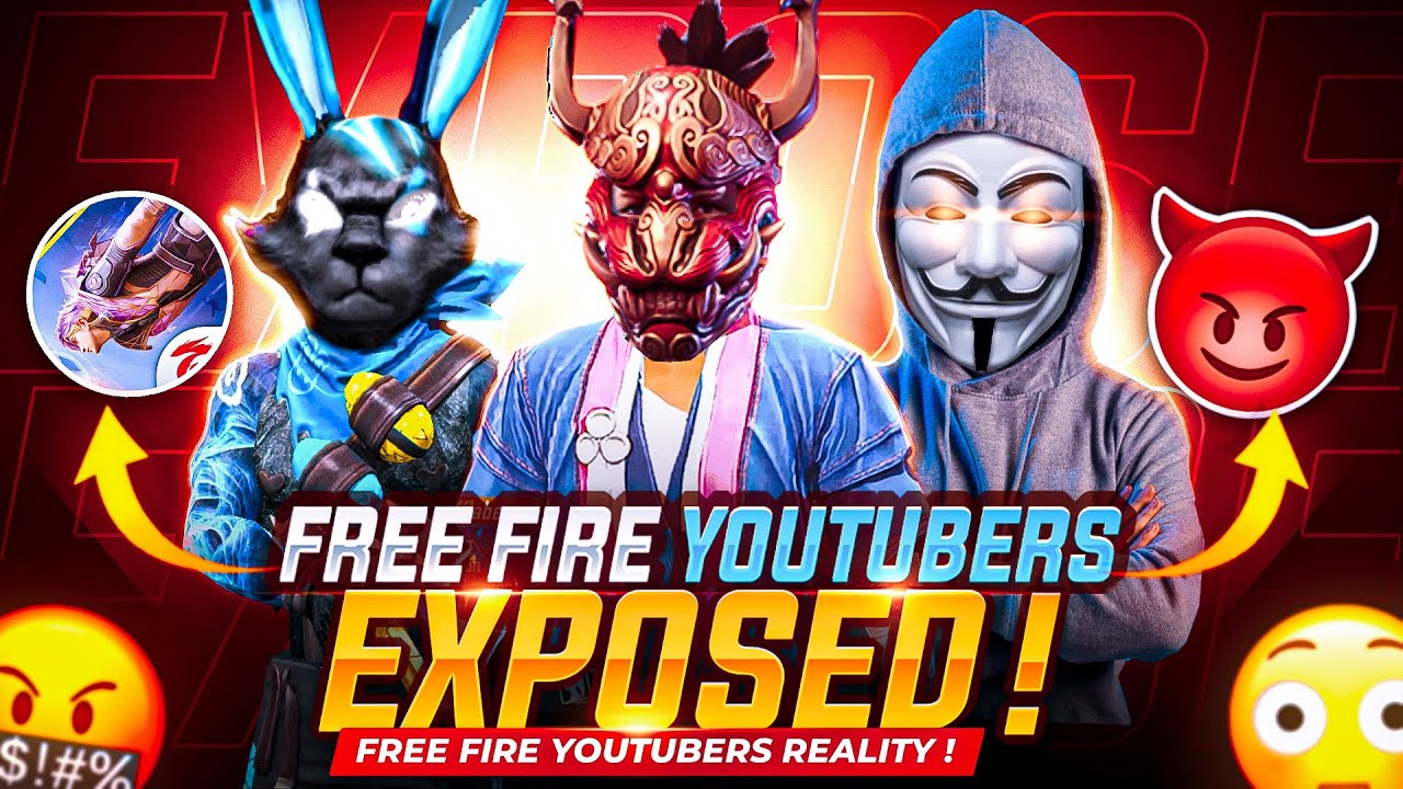 Free Fire Youtubers Reality Expose 😥|| Free Fire Youtubers Expose ...