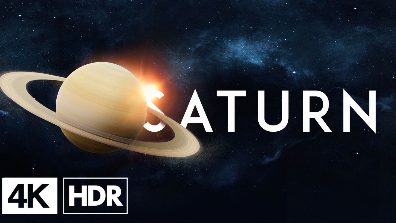 Saturn's Rings in 4K A Breathtaking Up Close Journey - YouTube