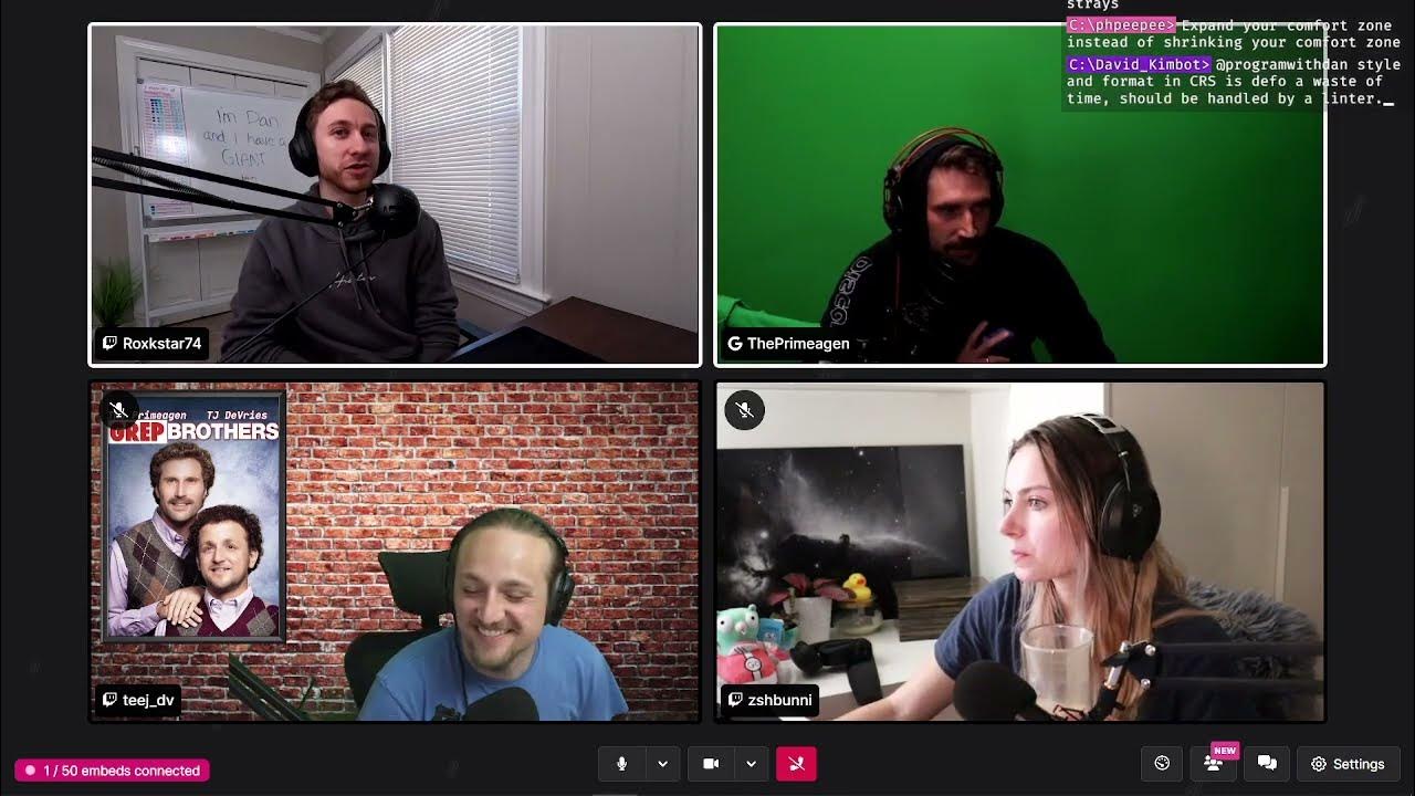 How To Give And Take Feedback: w/ ThePrimeagen, Bashbunni, Teej_dv - YouTube