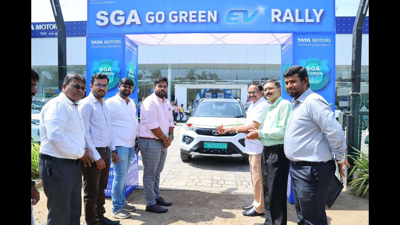 SGA MOTORS TATA GO-GREEN EV RALLY - YouTube