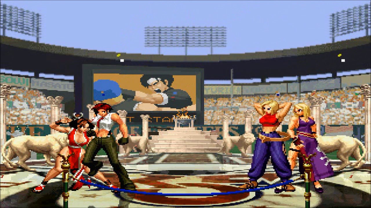 [Character Mugen] Vanessa&Mai Shiranui VS Blue Mary&B.Jenet - YouTube