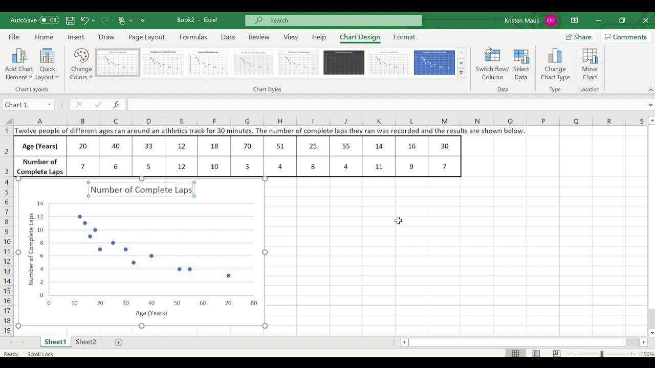 How to Use Excel for Bivariate Data Analysis (Scatterplot and Residual Plot) - YouTube