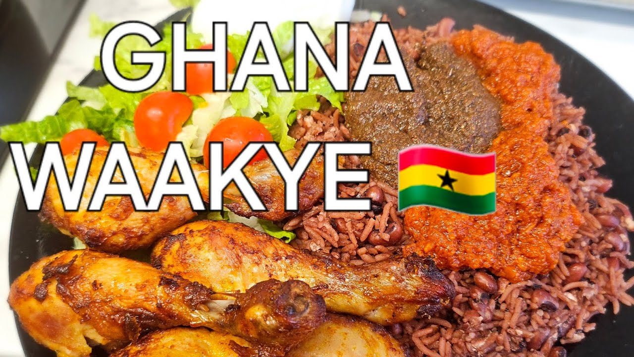 How To Make Authentic Ghana Waakye|Ghana Street Food - YouTube
