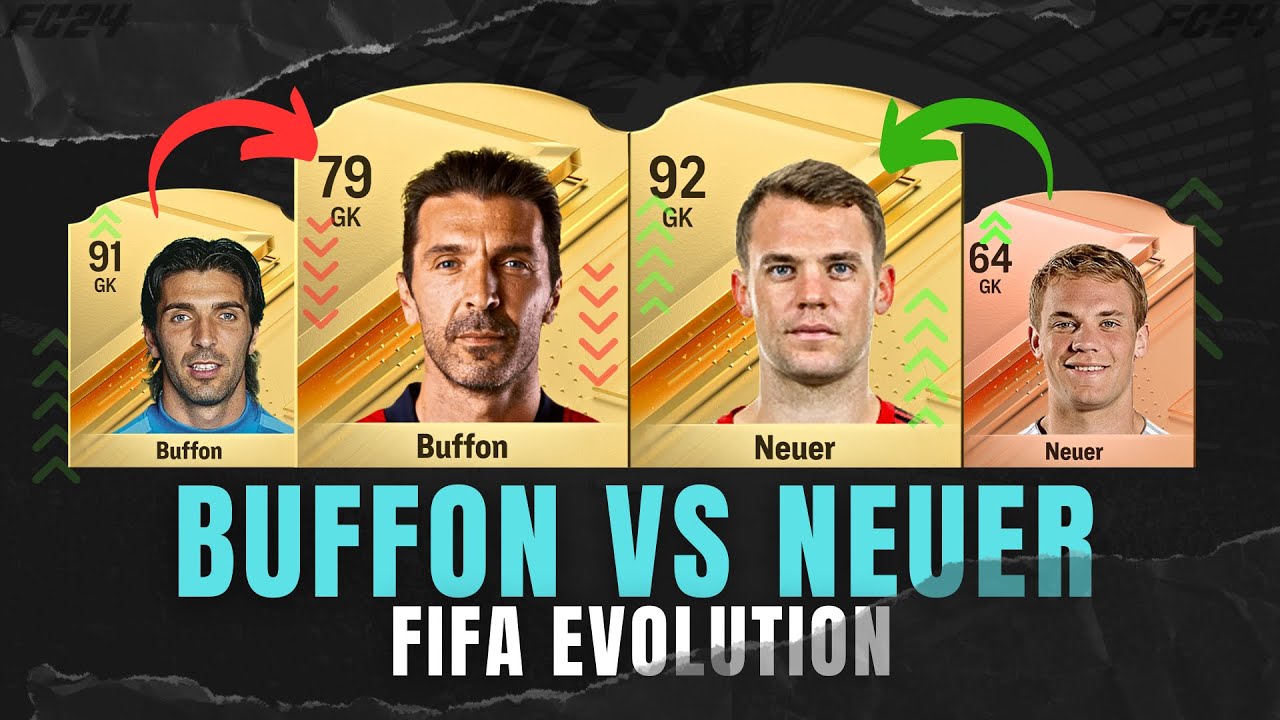 Buffon VS Neuer FIFA EVOLUTION!🔥⚽ | FIFA 05 - EA FC 24 - YouTube
