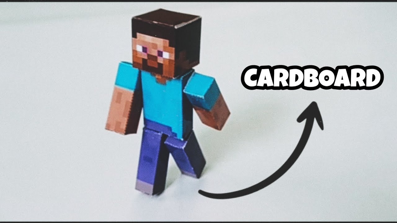 diy-minecraft Steve papercraft by YCA Yash CREATIVE ART'S|cardboard ...