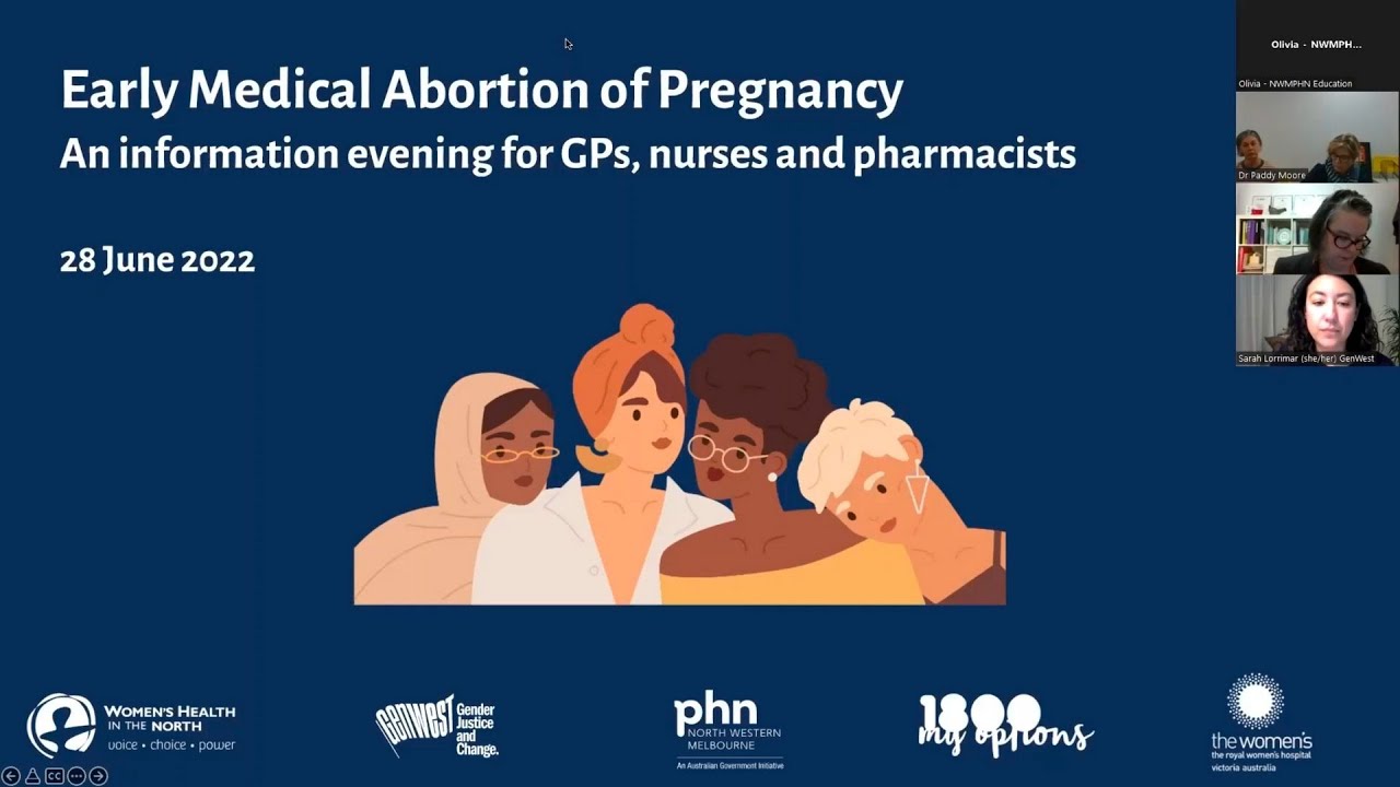 Early medical abortion of pregnancy: for GPs, nurses and pharmacists ...