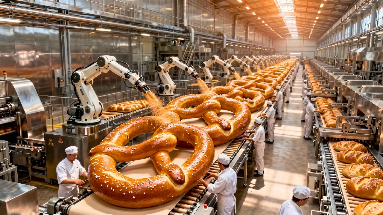 Inside the Pretzel Factory: How Thousands of German Pretzels Are Made ...