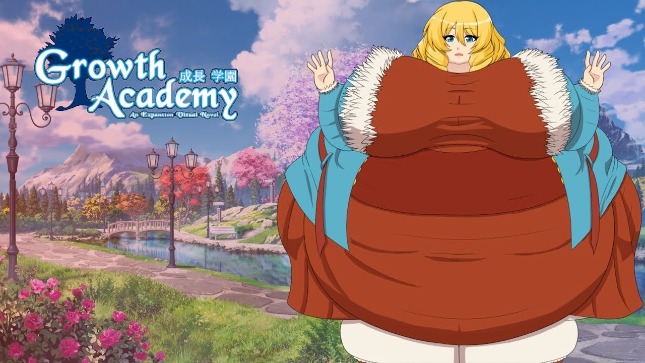 Weight Gain Playthrough Growth Academy #28 - Eating out a whole bakery ...