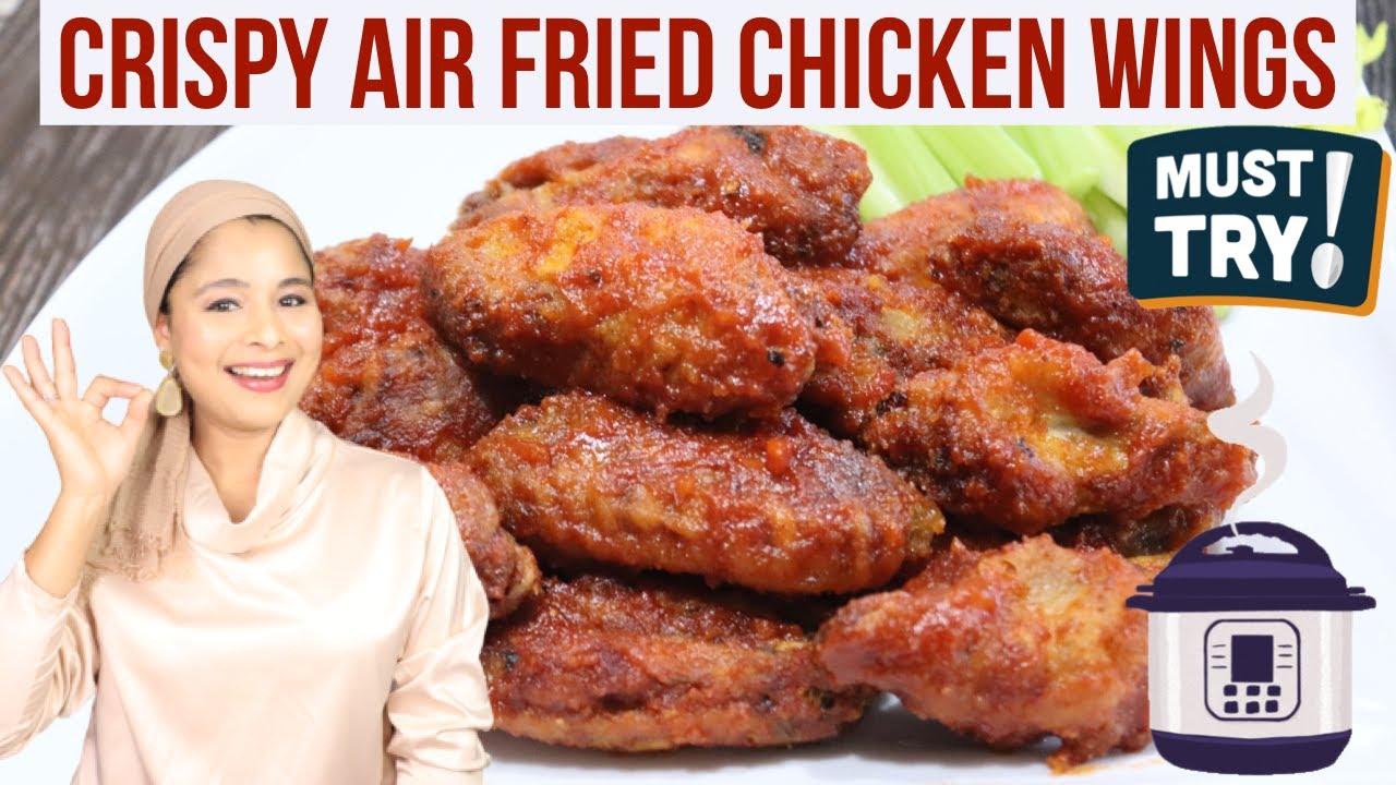 Crispy Air Fried Chicken Wings | How To Make In The Instant Pot - YouTube