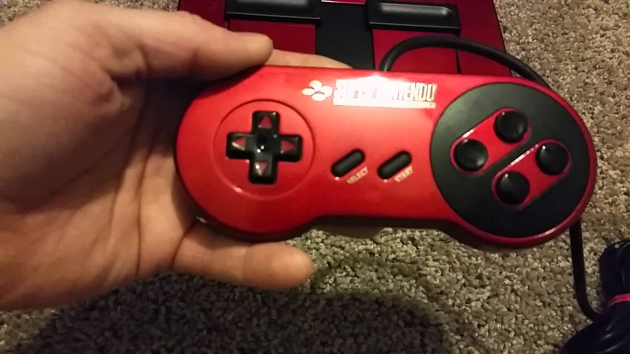 Custom Redline SNES by (MAL Custom Consoles) - YouTube