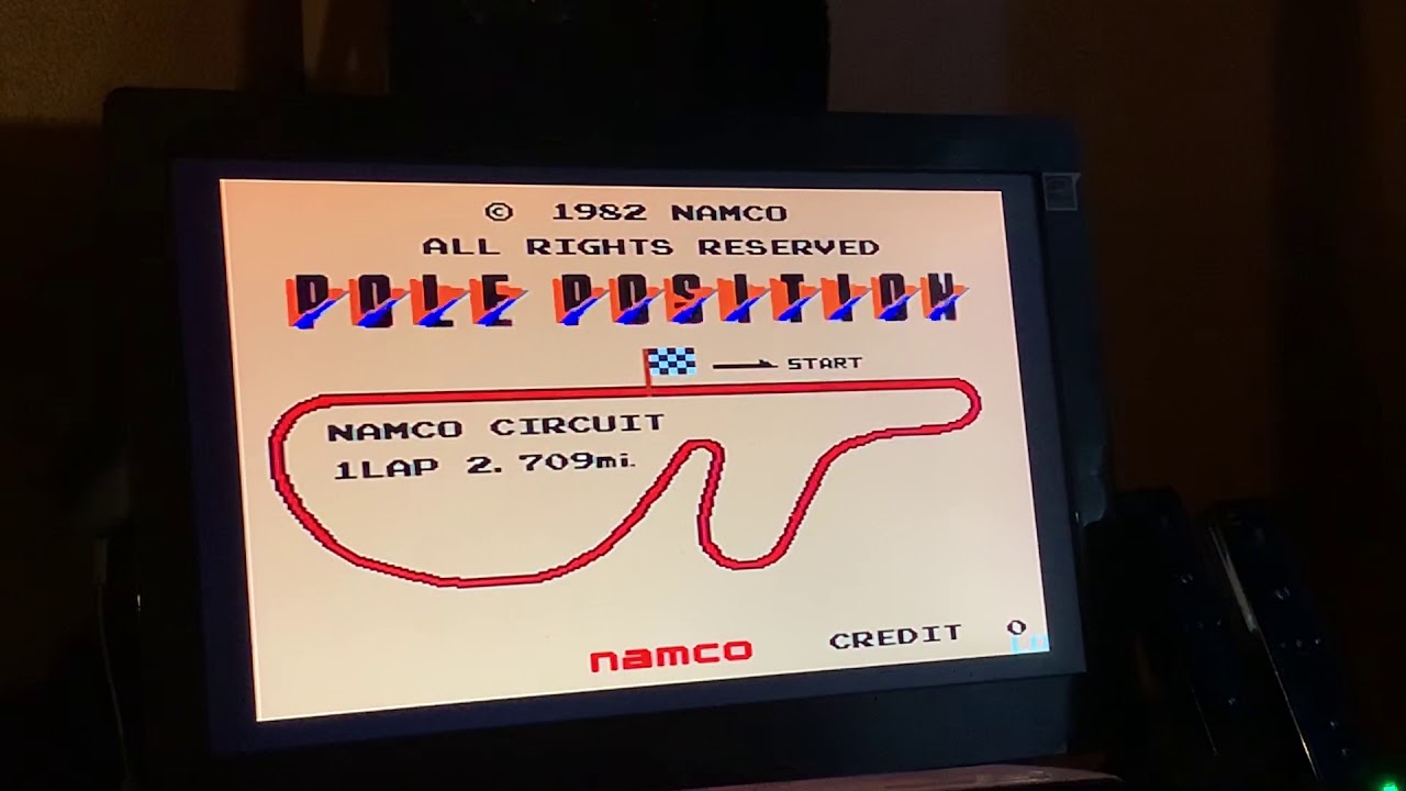 Namco Museum 50th Anniversary - Pole Position Crashes! - YouTube