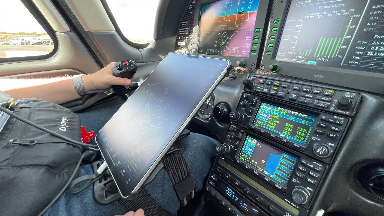 Flying with the new iPad from MyGoFlight - YouTube