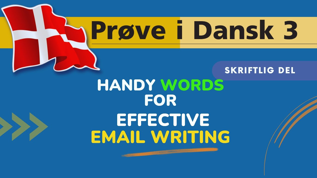 Handy Words | Effective Email Writing | Skriftlig fremstilling | Prøve ...