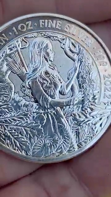 Gorgeous 💙😎2022 Maid Marian.999 Fine Silver £2 Pound Coin 🔥🇬🇧#coin # ...
