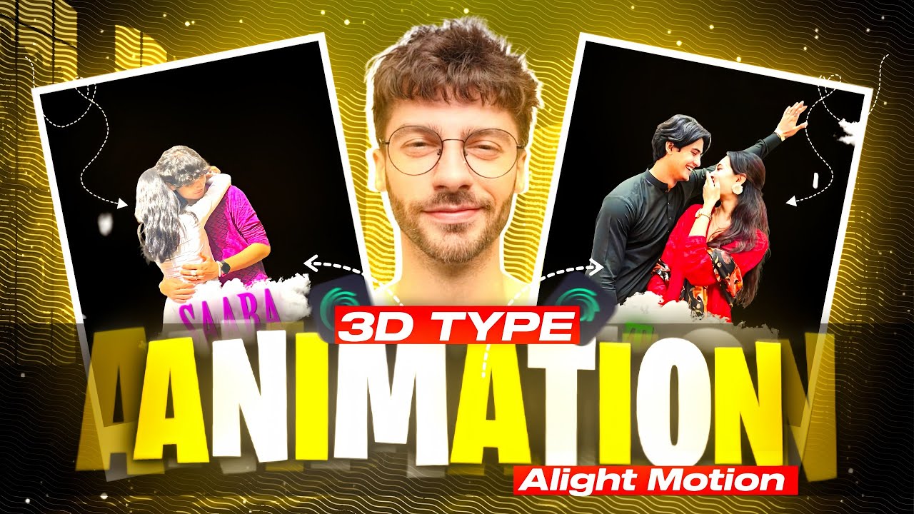3D Type Animation In Mobile | Alight Motion Full Breakdown In Trending ...